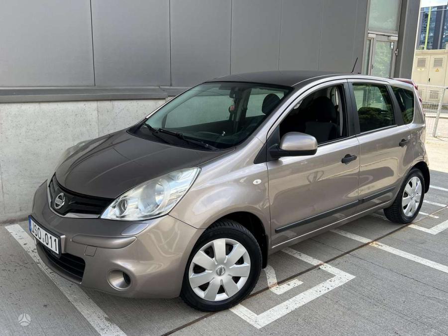 Brown Nissan Note 2011 in Vilnius, with an engine capacity of 1.40 L and mileage of 208 thousand km for 1750 €, photo 13 on AUTOMOTO.COM.LV