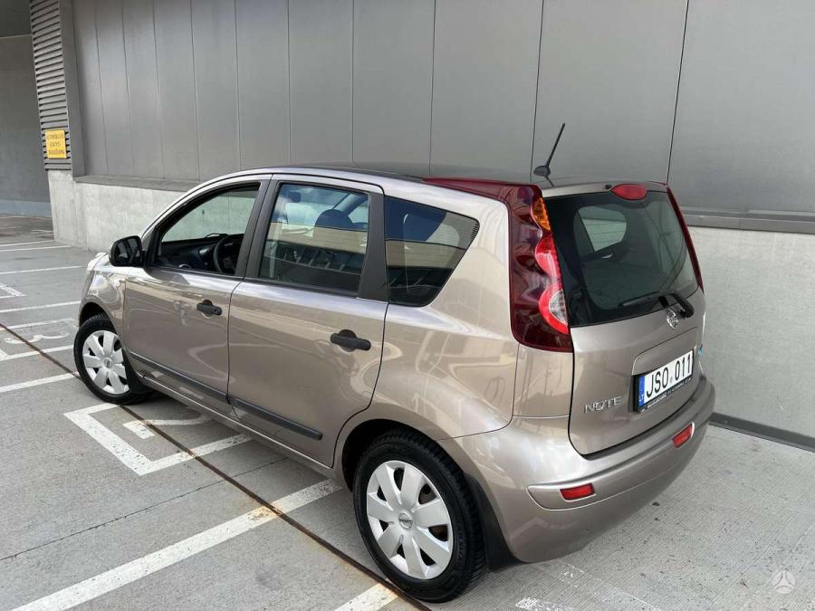 Brown Nissan Note 2011 in Vilnius, with an engine capacity of 1.40 L and mileage of 208 thousand km for 1750 €, photo 15 on AUTOMOTO.COM.LV