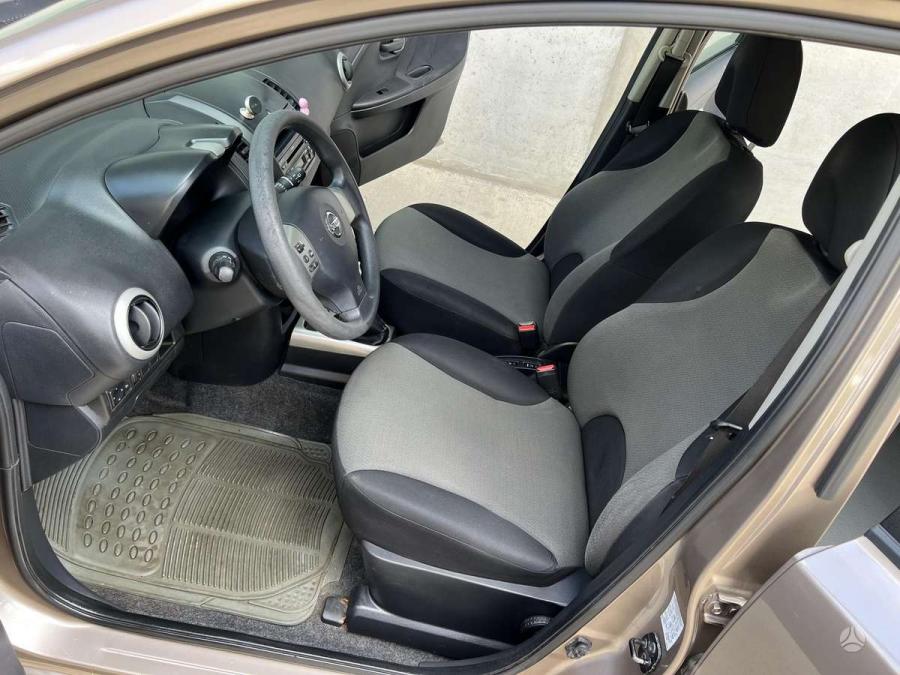 Brown Nissan Note 2011 in Vilnius, with an engine capacity of 1.40 L and mileage of 208 thousand km for 1750 €, photo 31 on AUTOMOTO.COM.LV