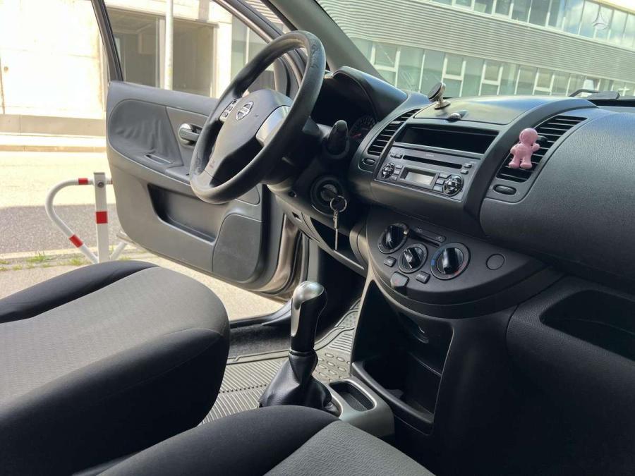 Brown Nissan Note 2011 in Vilnius, with an engine capacity of 1.40 L and mileage of 208 thousand km for 1750 €, photo 32 on AUTOMOTO.COM.LV