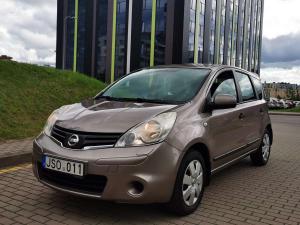 Brown Nissan Note 2011 in Vilnius, with an engine capacity of 1.39 L and mileage of 209 thousand km for 1750 €, photo  on AUTOMOTO.COM.LV