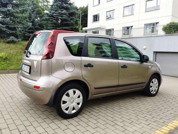 Brown Nissan Note 2011 in Vilnius, with an engine capacity of 1.39 L and mileage of 209 thousand km for 1750 €, photo 3 on AUTOMOTO.COM.LV
