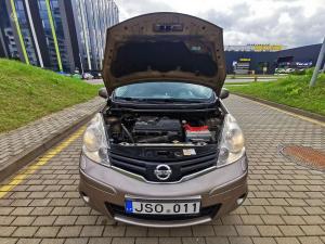 Brown Nissan Note 2011 in Vilnius, with an engine capacity of 1.39 L and mileage of 209 thousand km for 1750 €, photo 11 on AUTOMOTO.COM.LV