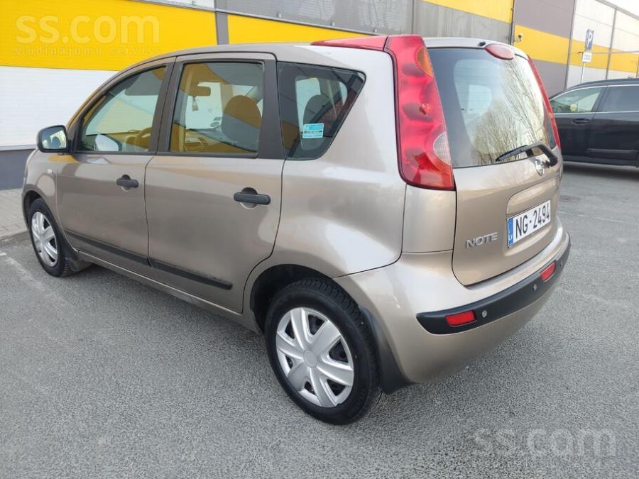 Brown Nissan Note 2007 in Riga, with an engine capacity of 1.60 L and mileage of 208 thousand km for 2650 €, photo 3 on AUTOMOTO.COM.LV