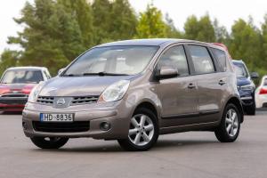 Brūns Nissan Note 2008 Jelgava, ar dzinēja tilpumu 1.60 L un nobraukumu 212 tūkst. km par 1800 €, foto  vietnē AUTOMOTO.COM.LV