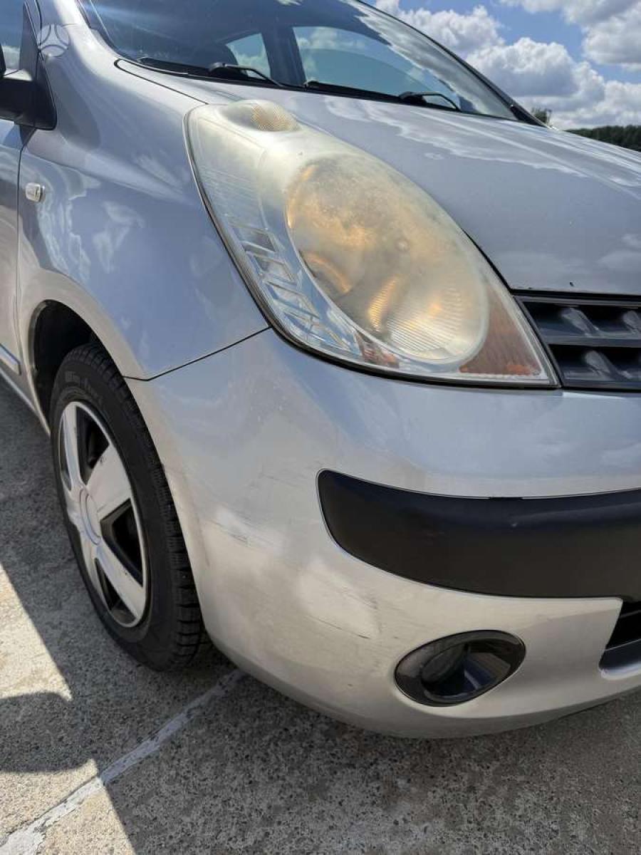 Grey Nissan Note 2006 in Vilnius, with an engine capacity of 1.60 L and mileage of 106 thousand km for 3400 €, photo 16 on AUTOMOTO.COM.LV