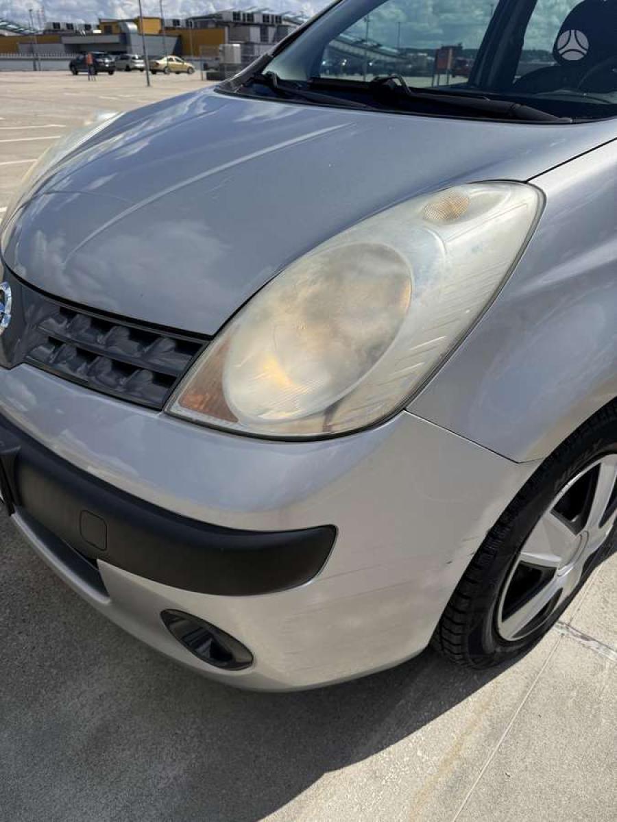 Grey Nissan Note 2006 in Vilnius, with an engine capacity of 1.60 L and mileage of 106 thousand km for 3400 €, photo 17 on AUTOMOTO.COM.LV