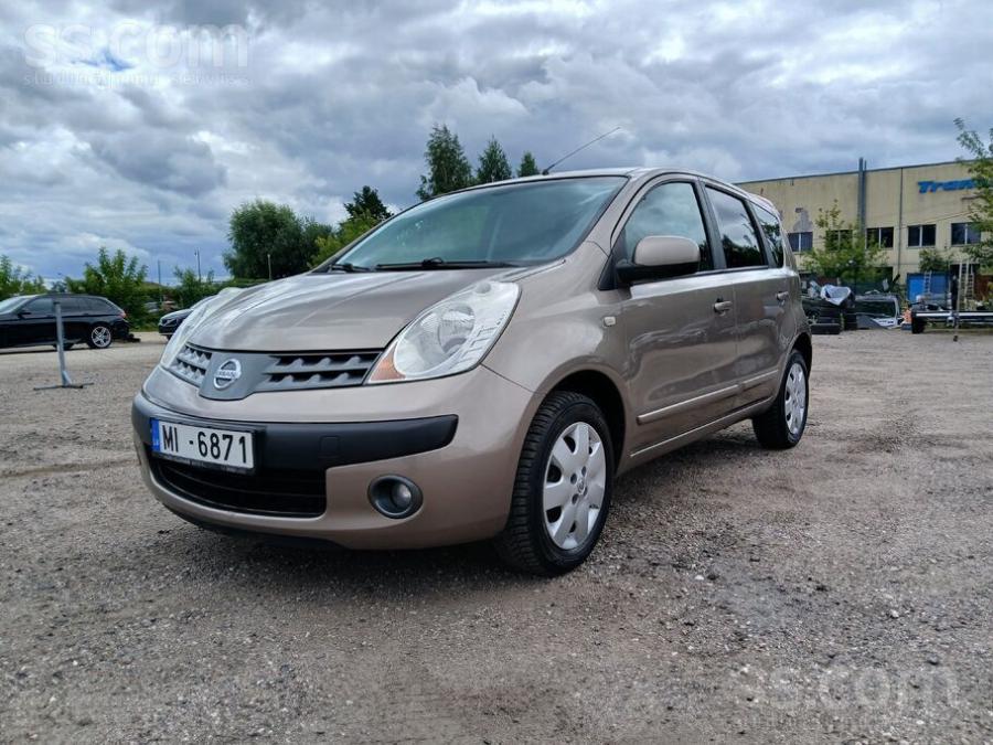 Grey Nissan Note 2006 in Riga, with an engine capacity of 1.40 L and mileage of 0 thousand km for 2750 €, photo 1 on AUTOMOTO.COM.LV