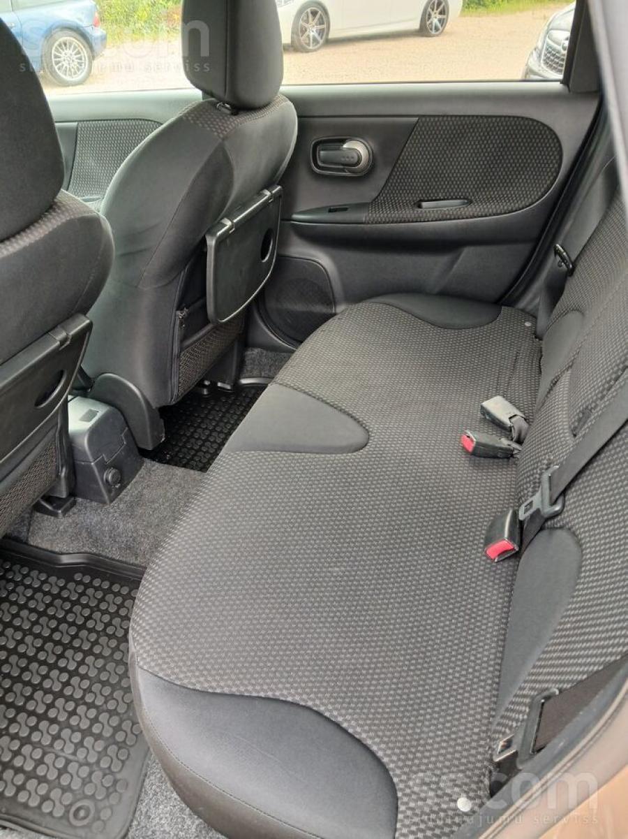 Grey Nissan Note 2006 in Riga, with an engine capacity of 1.40 L and mileage of 0 thousand km for 2750 €, photo 8 on AUTOMOTO.COM.LV