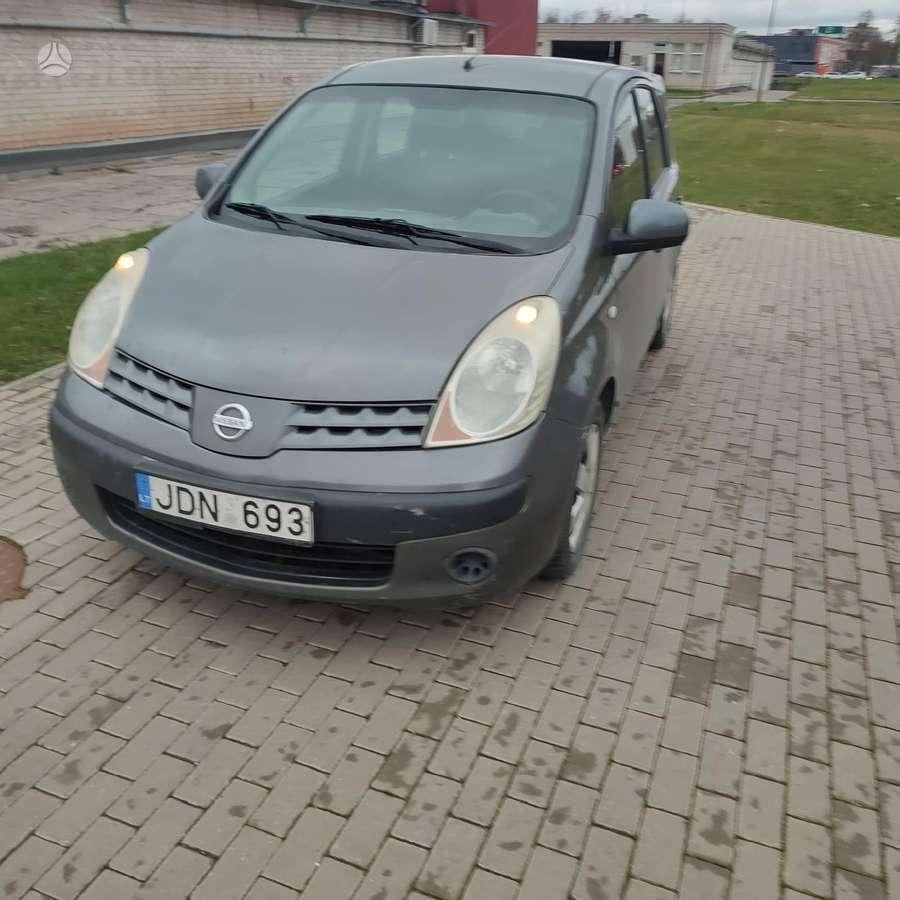 Pelēks Nissan Note 2006 Kauņa, ar dzinēja tilpumu 1.46 L un nobraukumu 260 tūkst. km par 1000 €, foto 3 vietnē AUTOMOTO.COM.LV