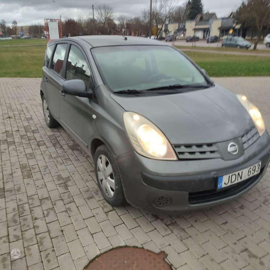 Pelēks Nissan Note 2006 Kauņa, ar dzinēja tilpumu 1.46 L un nobraukumu 260 tūkst. km par 1000 €, foto 5 vietnē AUTOMOTO.COM.LV