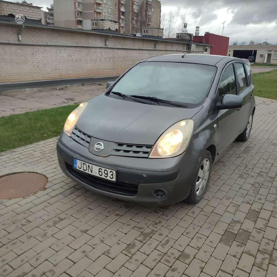 Pelēks Nissan Note 2006 Kauņa, ar dzinēja tilpumu 1.46 L un nobraukumu 260 tūkst. km par 1000 €, foto 6 vietnē AUTOMOTO.COM.LV