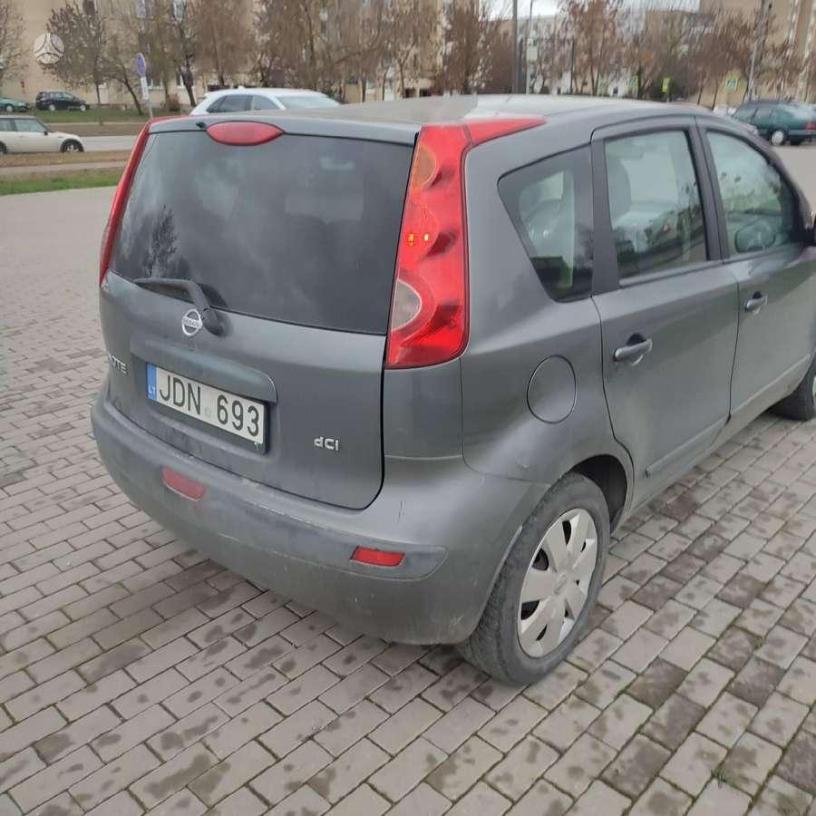 Pelēks Nissan Note 2006 Kauņa, ar dzinēja tilpumu 1.46 L un nobraukumu 260 tūkst. km par 1000 €, foto 7 vietnē AUTOMOTO.COM.LV