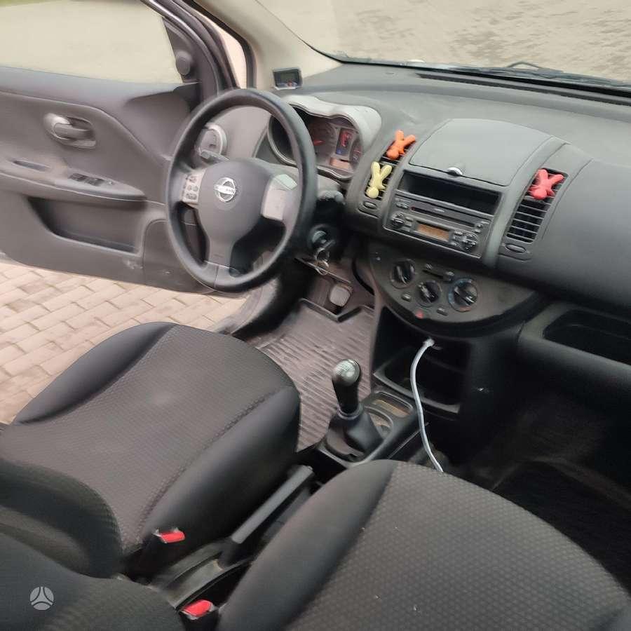 Pelēks Nissan Note 2006 Kauņa, ar dzinēja tilpumu 1.46 L un nobraukumu 260 tūkst. km par 1000 €, foto 11 vietnē AUTOMOTO.COM.LV