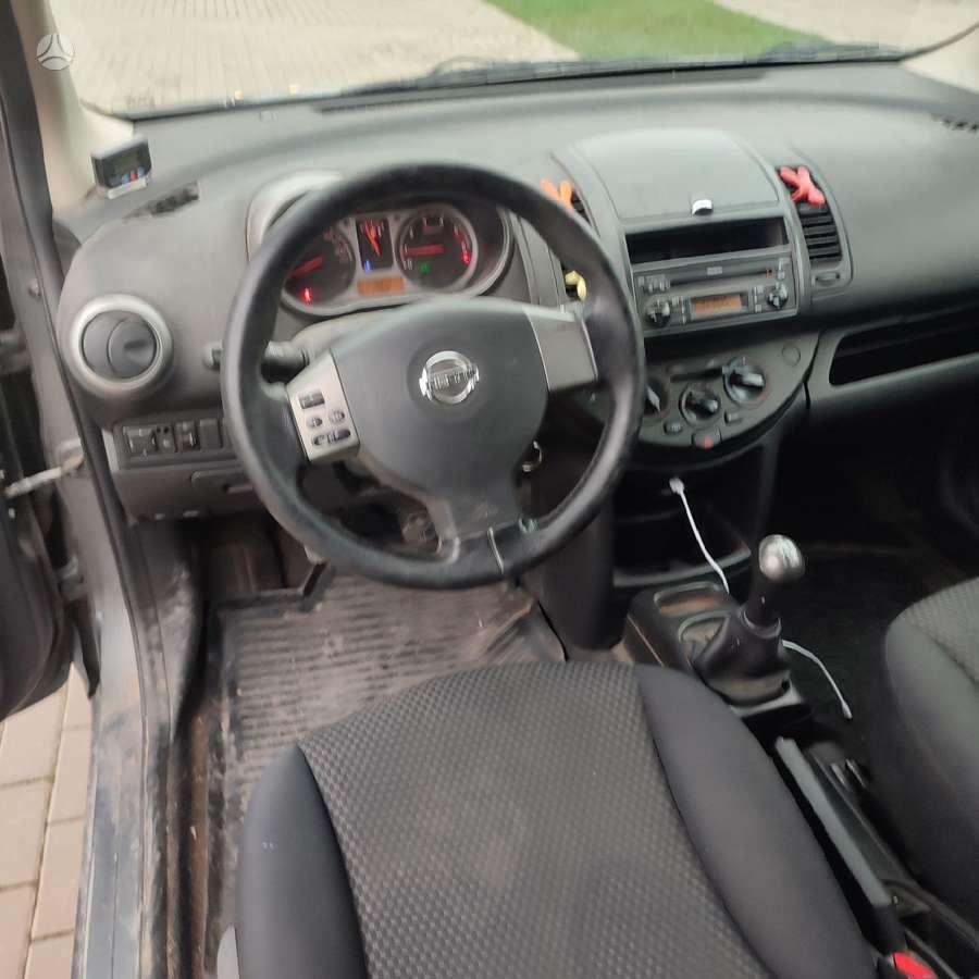 Pelēks Nissan Note 2006 Kauņa, ar dzinēja tilpumu 1.46 L un nobraukumu 260 tūkst. km par 1000 €, foto 14 vietnē AUTOMOTO.COM.LV