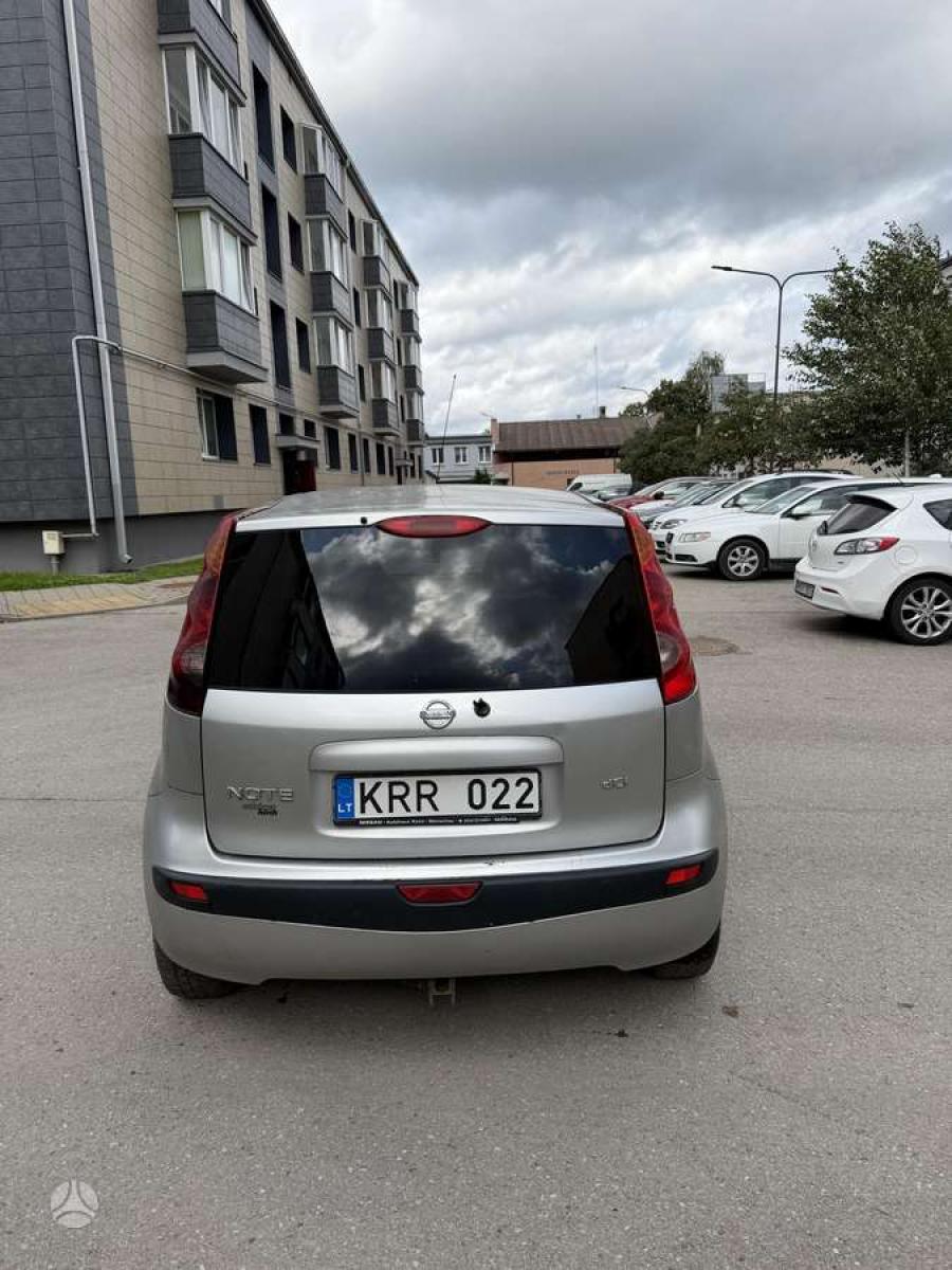 Grey Nissan Note 2006 in Kaunas, with an engine capacity of 1.46 L and mileage of 25 thousand km for 549 €, photo 7 on AUTOMOTO.COM.LV