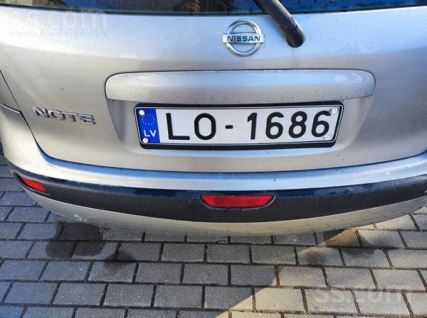 Pelēks Nissan Note 2007 Rīga, ar dzinēja tilpumu 1.40 L un nobraukumu 225 tūkst. km par 1400 €, foto 2 vietnē AUTOMOTO.COM.LV
