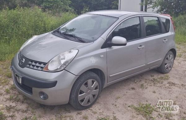 Grey Nissan Note 2007 in Vilnius, with an engine capacity of 1.60 L and mileage of 106 thousand km for 1850 €, photo 1 on AUTOMOTO.COM.LV