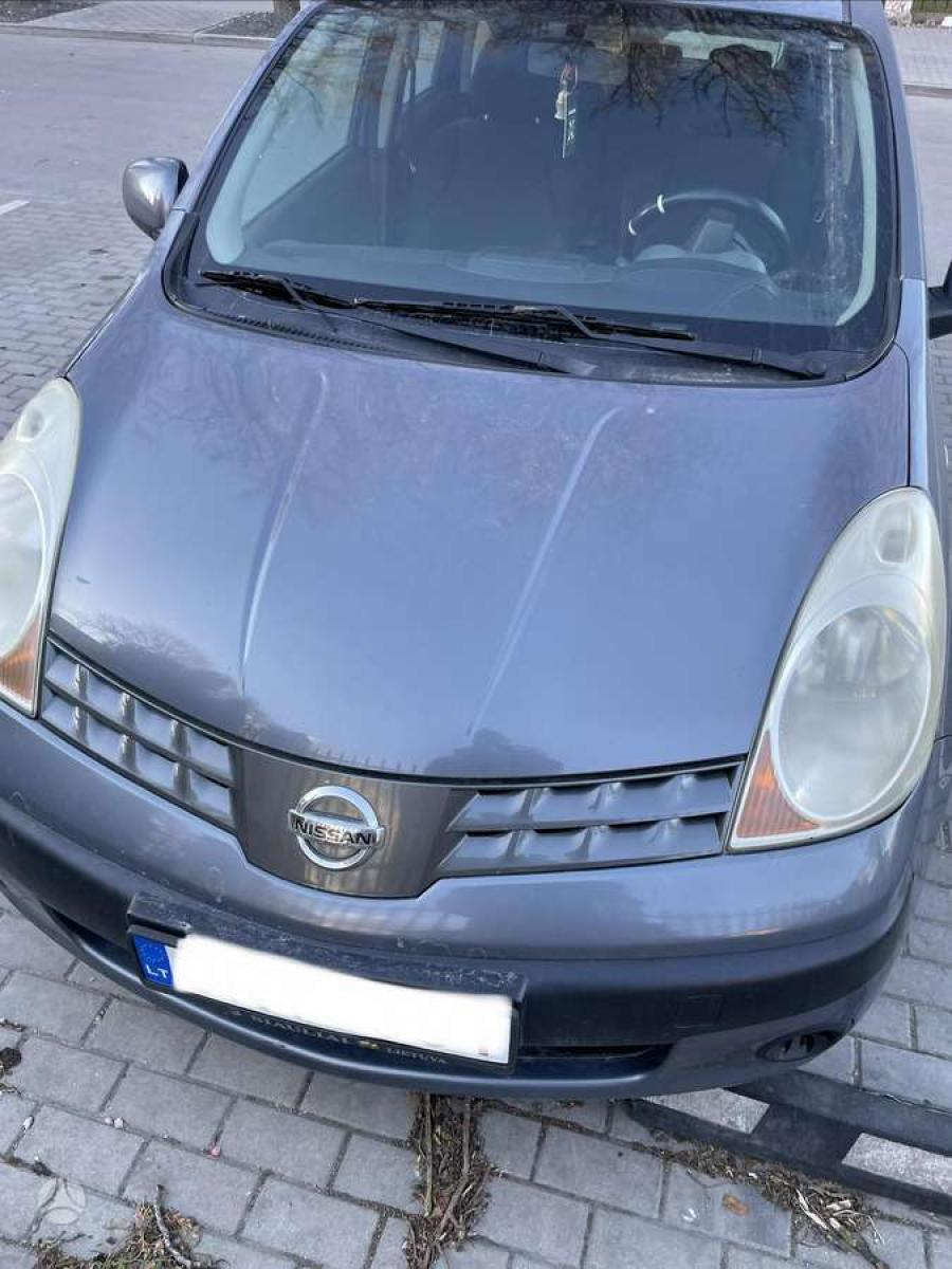 Pelēks Nissan Note 2007 Šauļi, ar dzinēja tilpumu 1.39 L un nobraukumu 281 tūkst. km par 800 €, foto 3 vietnē AUTOMOTO.COM.LV