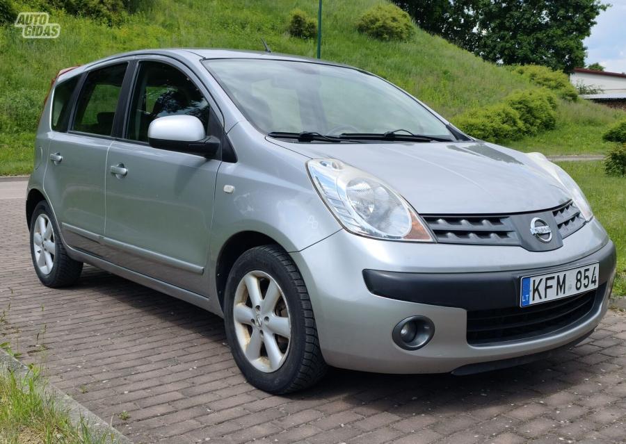 Grey Nissan Note 2007 in Alytus, with an engine capacity of 1.50 L and mileage of 370 thousand km for 1350 €, photo 3 on AUTOMOTO.COM.LV