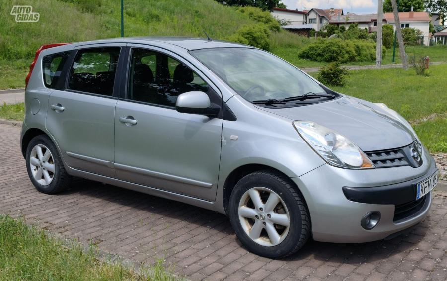 Grey Nissan Note 2007 in Alytus, with an engine capacity of 1.50 L and mileage of 370 thousand km for 1350 €, photo 4 on AUTOMOTO.COM.LV