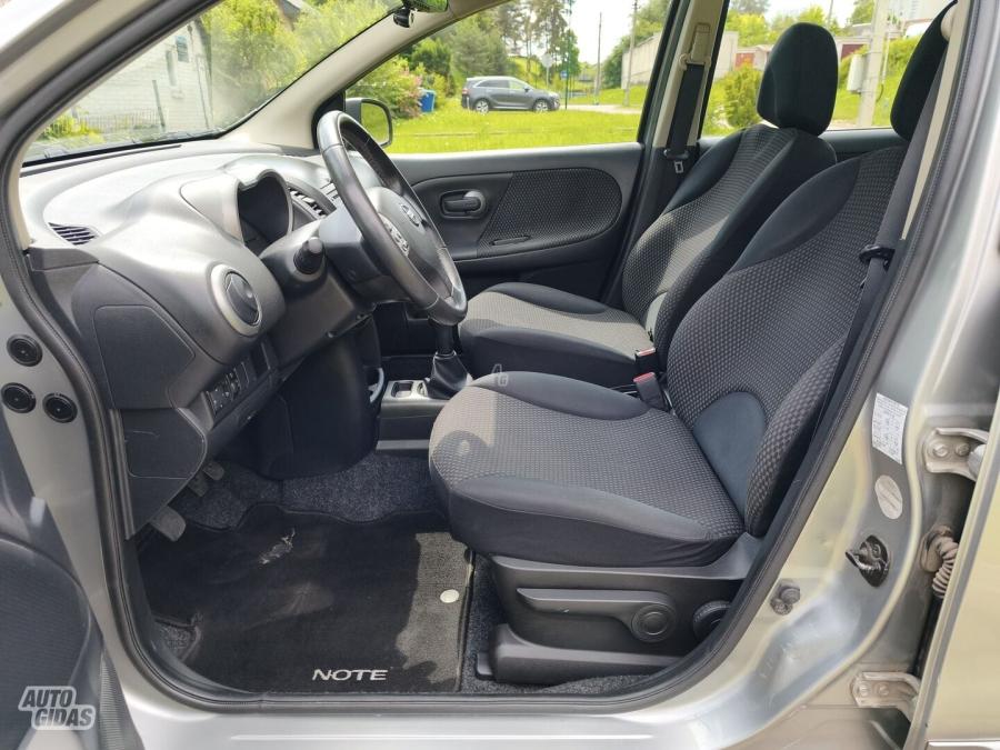 Grey Nissan Note 2007 in Alytus, with an engine capacity of 1.50 L and mileage of 370 thousand km for 1350 €, photo 12 on AUTOMOTO.COM.LV