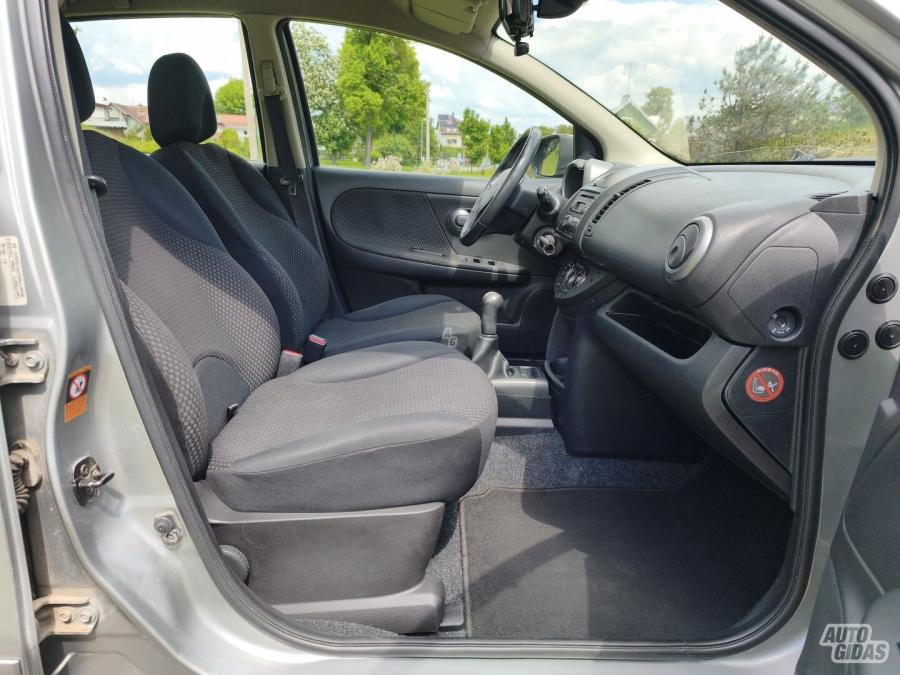 Pelēks Nissan Note 2008 Alīta, ar dzinēja tilpumu 1.50 L un nobraukumu 369 tūkst. km par 1650 €, foto 16 vietnē AUTOMOTO.COM.LV