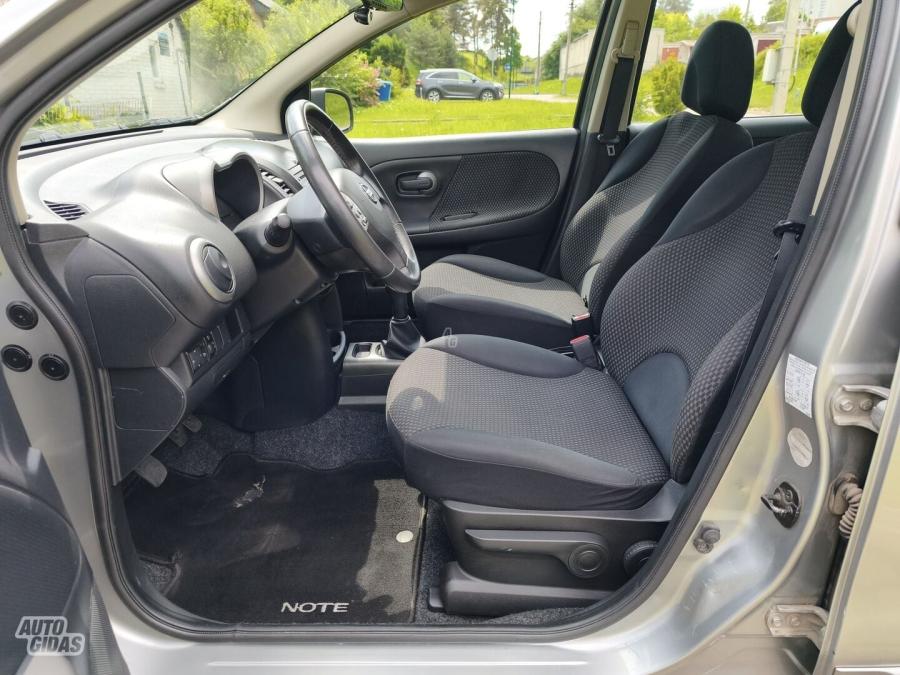 Grey Nissan Note 2008 in Alytus, with an engine capacity of 1.50 L and mileage of 369 thousand km for 1500 €, photo 12 on AUTOMOTO.COM.LV