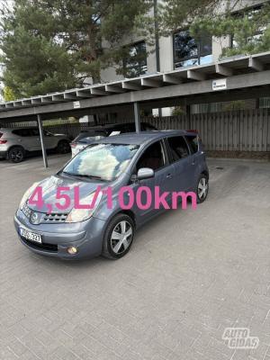 Grey Nissan Note 2008 in Vilnius, with an engine capacity of 1.50 L and mileage of 175 thousand km for 1799 €, photo  on AUTOMOTO.COM.LV