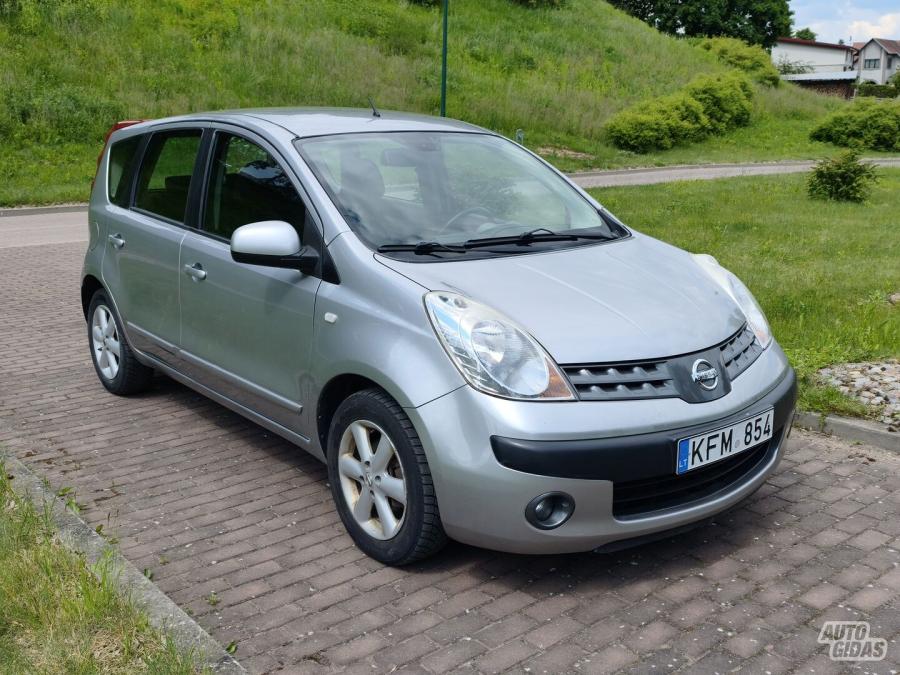 Grey Nissan Note 2008 in Alytus, with an engine capacity of 1.50 L and mileage of 369 thousand km for 1450 €, photo 3 on AUTOMOTO.COM.LV