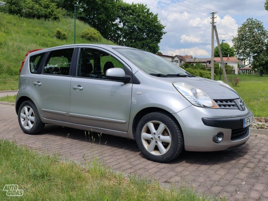Grey Nissan Note 2008 in Alytus, with an engine capacity of 1.50 L and mileage of 369 thousand km for 1450 €, photo 4 on AUTOMOTO.COM.LV