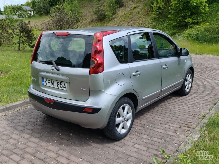 Grey Nissan Note 2008 in Alytus, with an engine capacity of 1.50 L and mileage of 369 thousand km for 1450 €, photo 5 on AUTOMOTO.COM.LV