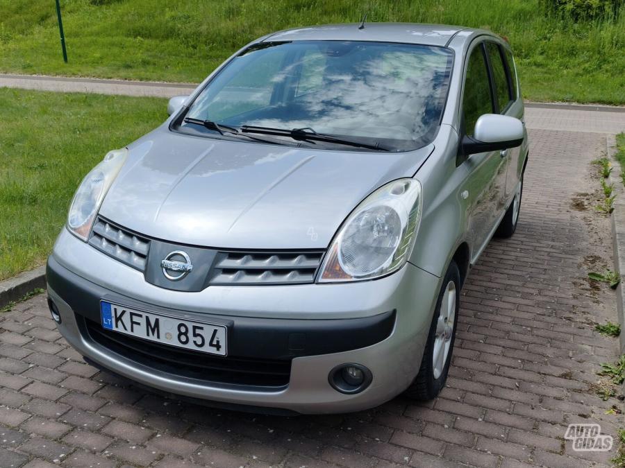 Grey Nissan Note 2008 in Alytus, with an engine capacity of 1.50 L and mileage of 369 thousand km for 1450 €, photo 12 on AUTOMOTO.COM.LV