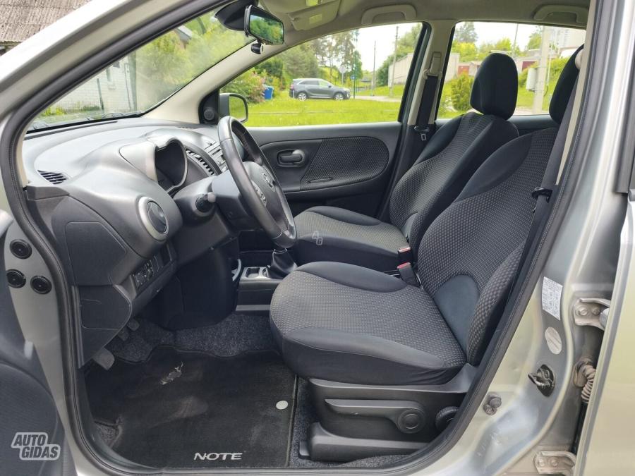 Grey Nissan Note 2008 in Alytus, with an engine capacity of 1.50 L and mileage of 369 thousand km for 1450 €, photo 13 on AUTOMOTO.COM.LV