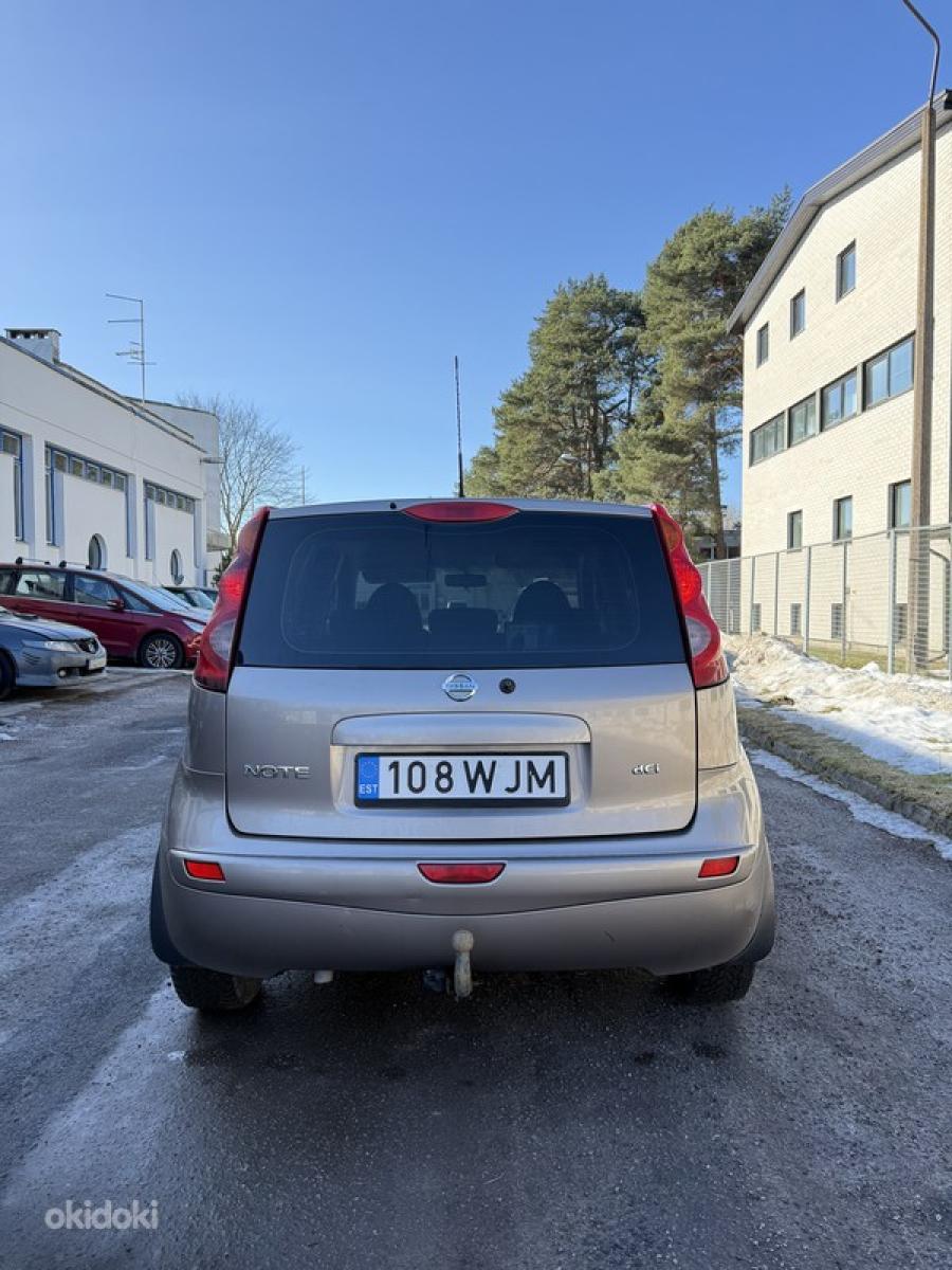 Grey Nissan Note 2008 in Tallinn, with an engine capacity of 1.60 L and mileage of 417 thousand km for 850 €, photo 21 on AUTOMOTO.COM.LV