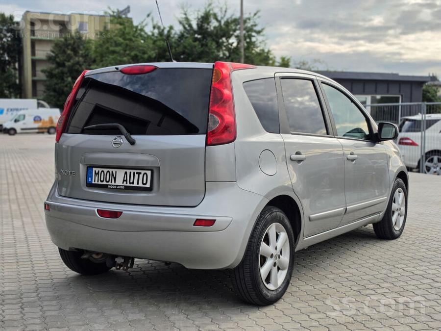 Grey Nissan Note 2008 in Liepaja, with an engine capacity of 1.60 L and mileage of 169 thousand km for 2990 €, photo 6 on AUTOMOTO.COM.LV