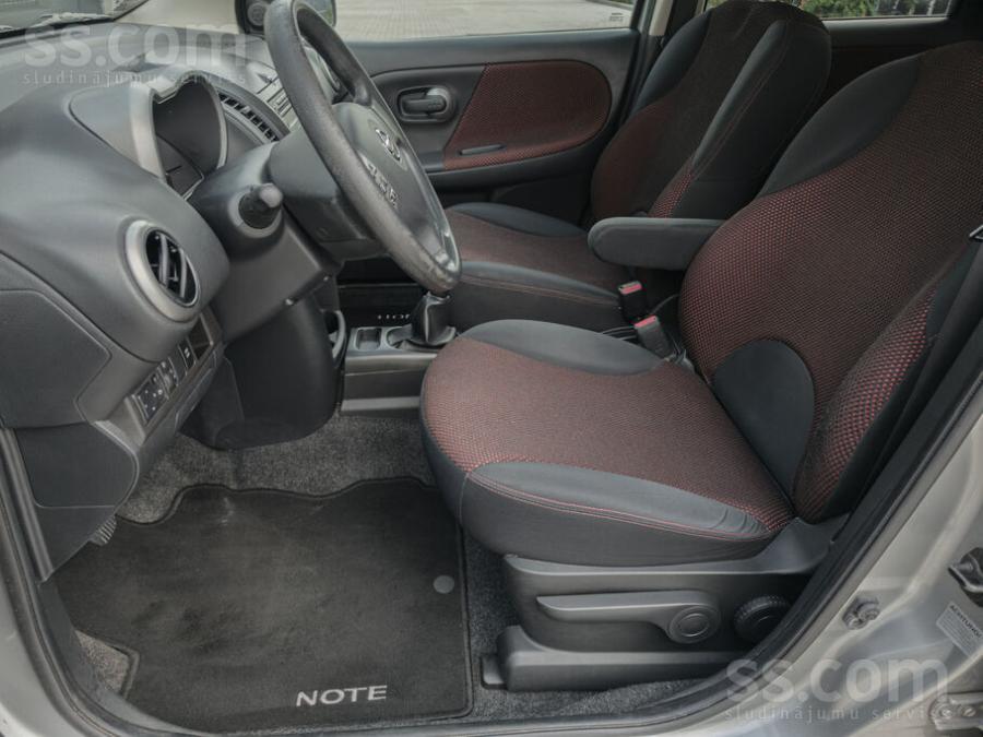 Grey Nissan Note 2008 in Liepaja, with an engine capacity of 1.60 L and mileage of 169 thousand km for 2990 €, photo 11 on AUTOMOTO.COM.LV