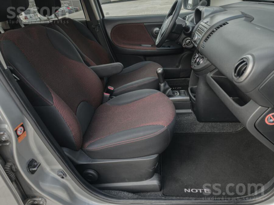 Grey Nissan Note 2008 in Liepaja, with an engine capacity of 1.60 L and mileage of 169 thousand km for 2990 €, photo 15 on AUTOMOTO.COM.LV