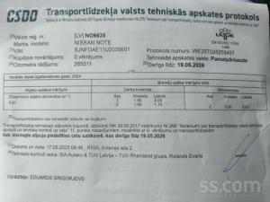 Pelēks Nissan Note 2009 Rīga, ar dzinēja tilpumu 1.50 L un nobraukumu 266 tūkst. km par 2200 €, foto 9 vietnē AUTOMOTO.COM.LV