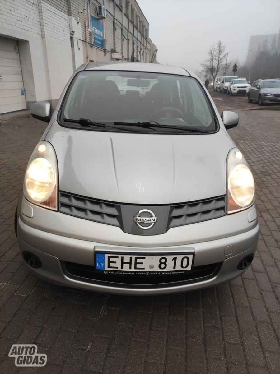Grey Nissan Note 2009 in Vilnius, with an engine capacity of 1.60 L and mileage of 180 thousand km for 2850 €, photo 3 on AUTOMOTO.COM.LV