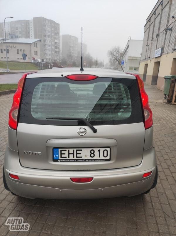Grey Nissan Note 2009 in Vilnius, with an engine capacity of 1.60 L and mileage of 180 thousand km for 2850 €, photo 6 on AUTOMOTO.COM.LV
