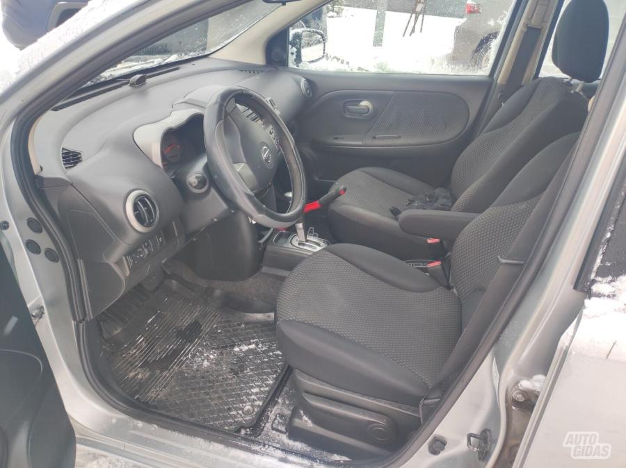 Grey Nissan Note 2009 in Vilnius, with an engine capacity of 1.60 L and mileage of 180 thousand km for 2850 €, photo 11 on AUTOMOTO.COM.LV
