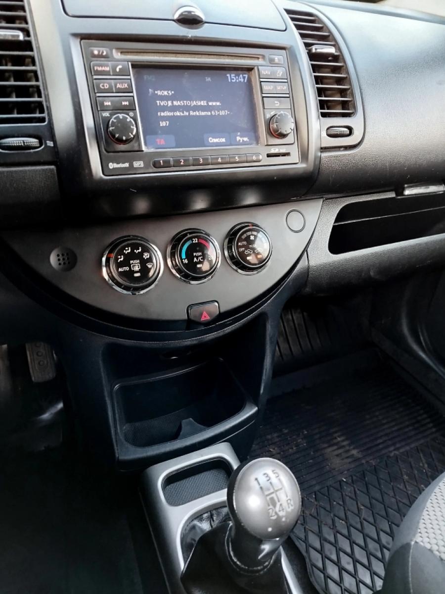 Grey Nissan Note 2011 in Riga, with an engine capacity of 1.50 L and mileage of 193 thousand km for 3300 €, photo 10 on AUTOMOTO.COM.LV