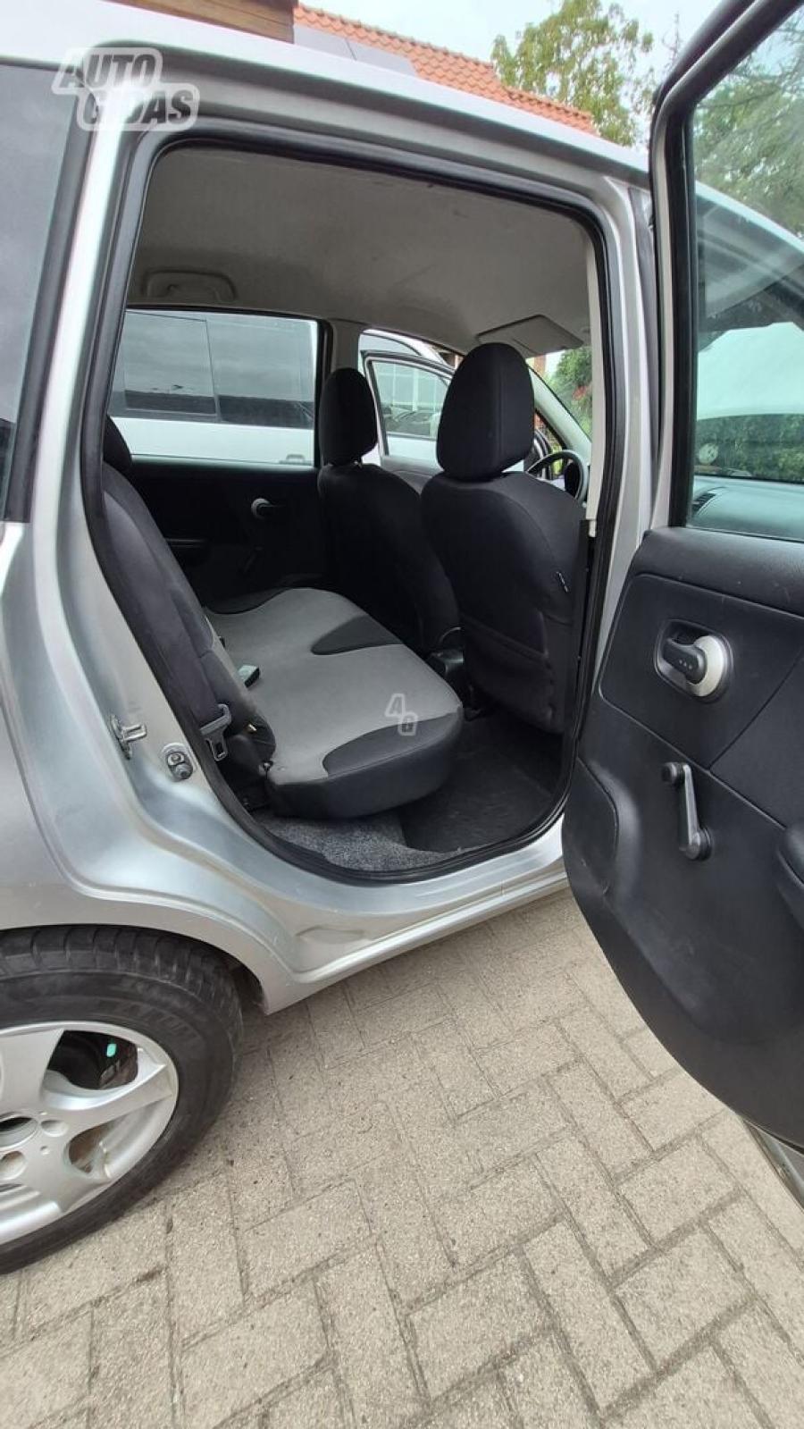 Pelēks Nissan Note 2011 Klaipėda, ar dzinēja tilpumu 1.50 L un nobraukumu 0 tūkst. km par 1960 €, foto 12 vietnē AUTOMOTO.COM.LV