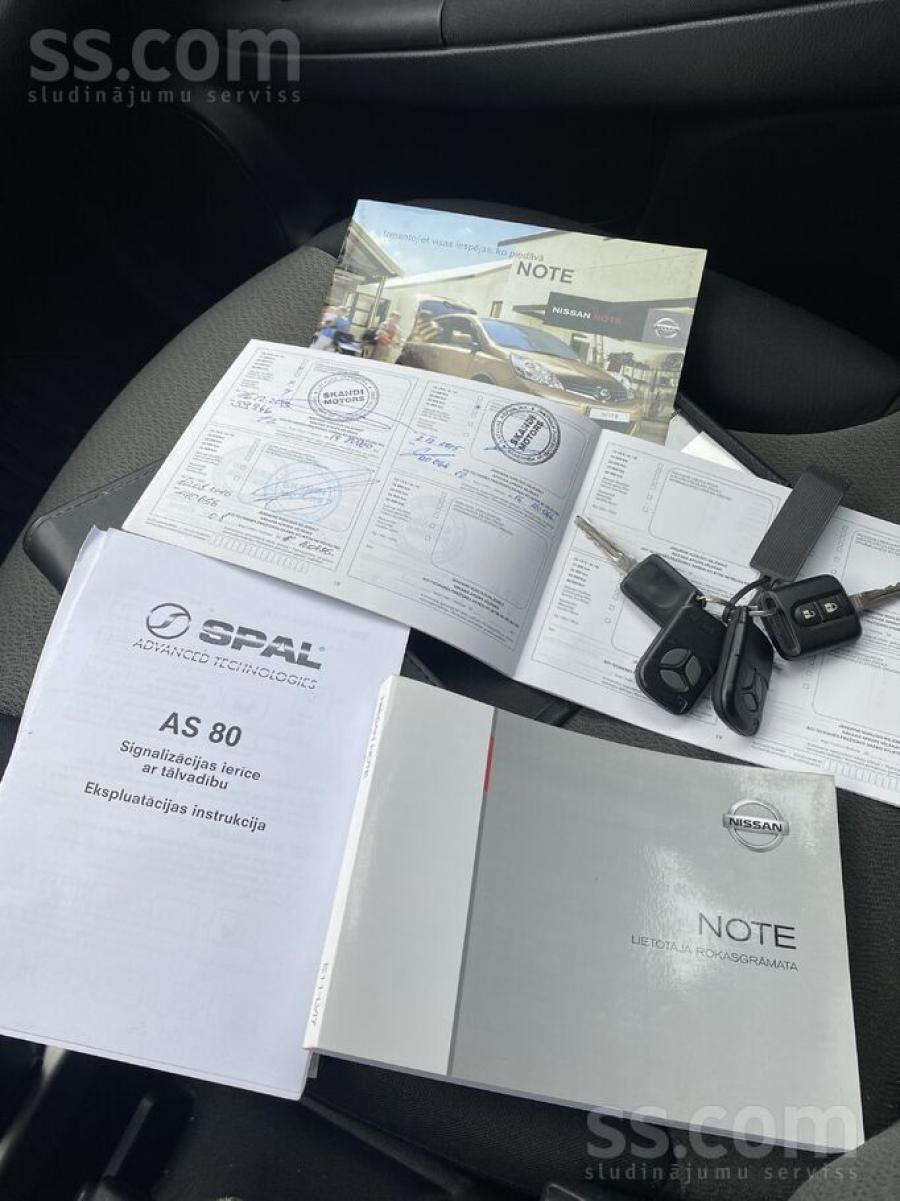 Grey Nissan Note 2011 in Riga, with an engine capacity of 1.40 L and mileage of 257 thousand km for 2300 €, photo 7 on AUTOMOTO.COM.LV