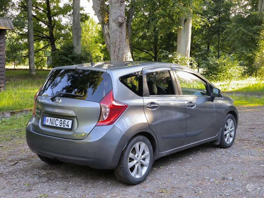 Grey Nissan Note 2014 in Vilnius, with an engine capacity of 1.46 L and mileage of 202 thousand km for 3600 €, photo 6 on AUTOMOTO.COM.LV