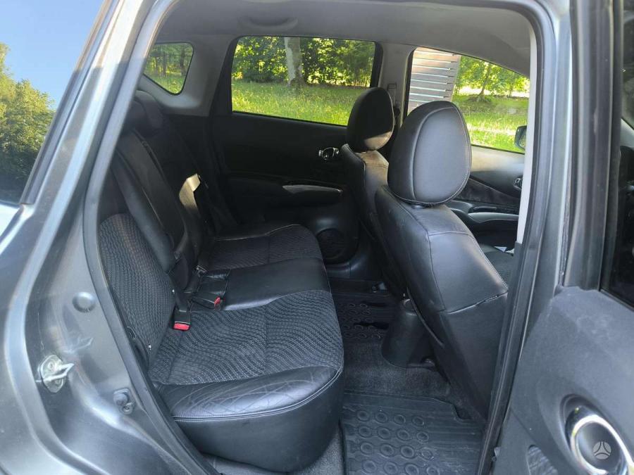 Grey Nissan Note 2014 in Vilnius, with an engine capacity of 1.46 L and mileage of 202 thousand km for 3600 €, photo 9 on AUTOMOTO.COM.LV