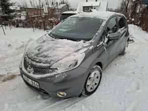Pelēks Nissan Note 2015 Zarasai, ar dzinēja tilpumu 1.20 L un nobraukumu 130 tūkst. km par 4900 €, foto  vietnē AUTOMOTO.COM.LV