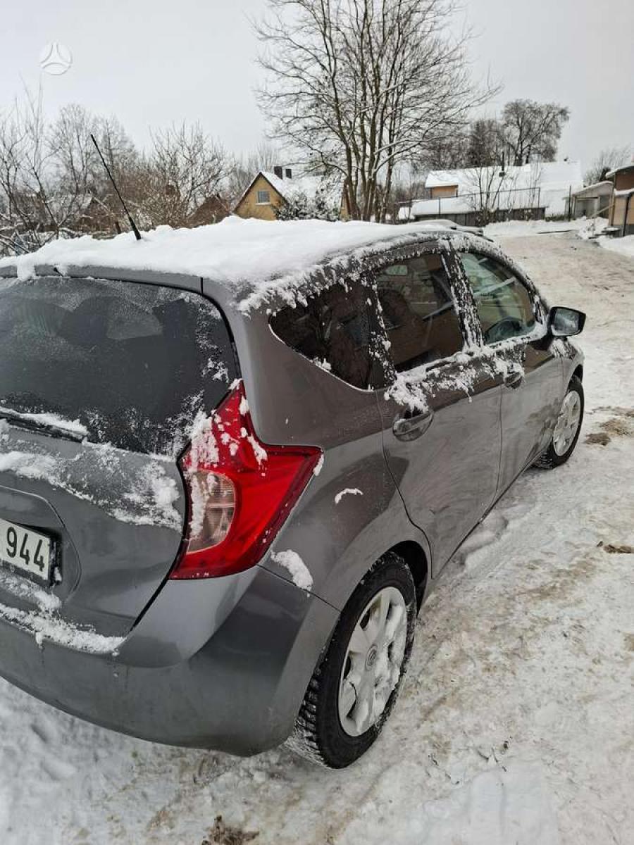 Grey Nissan Note 2015 in Zarasai, with an engine capacity of 1.20 L and mileage of 130 thousand km for 4900 €, photo 4 on AUTOMOTO.COM.LV
