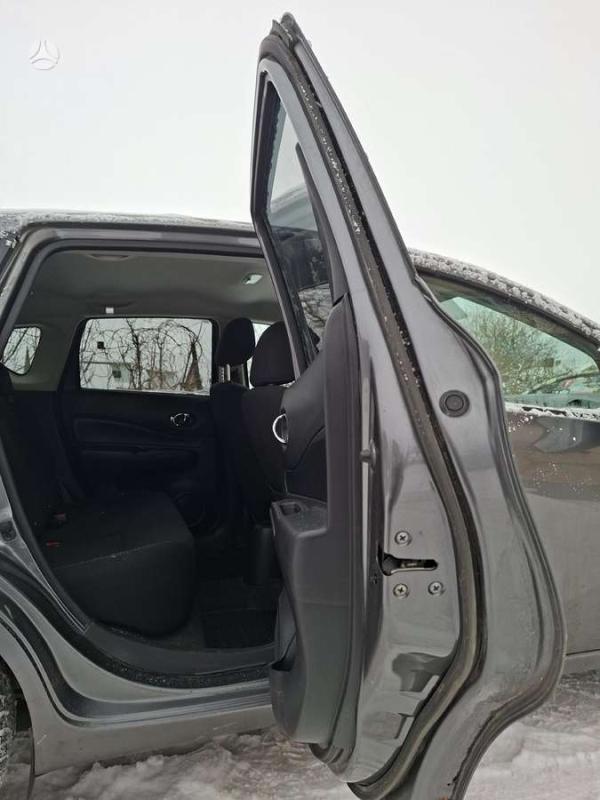 Grey Nissan Note 2015 in Zarasai, with an engine capacity of 1.20 L and mileage of 130 thousand km for 4900 €, photo 9 on AUTOMOTO.COM.LV